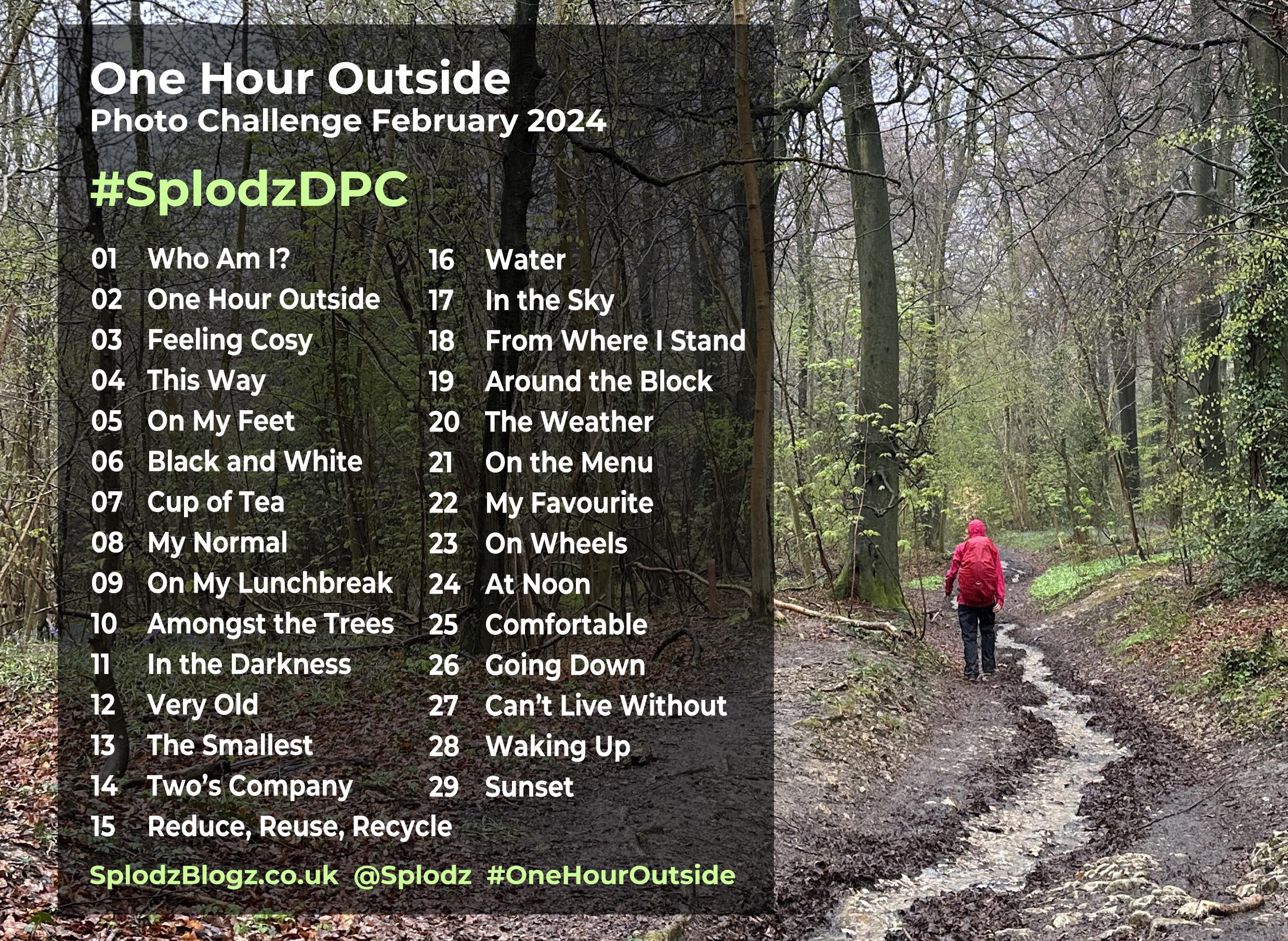 ONE HOUR OUTSIDE FEBRUARY PHOTO CHALLENGE 2024